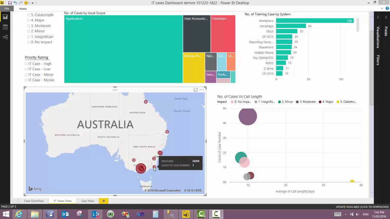 PowerBI Map Chart Introduction - YouTube