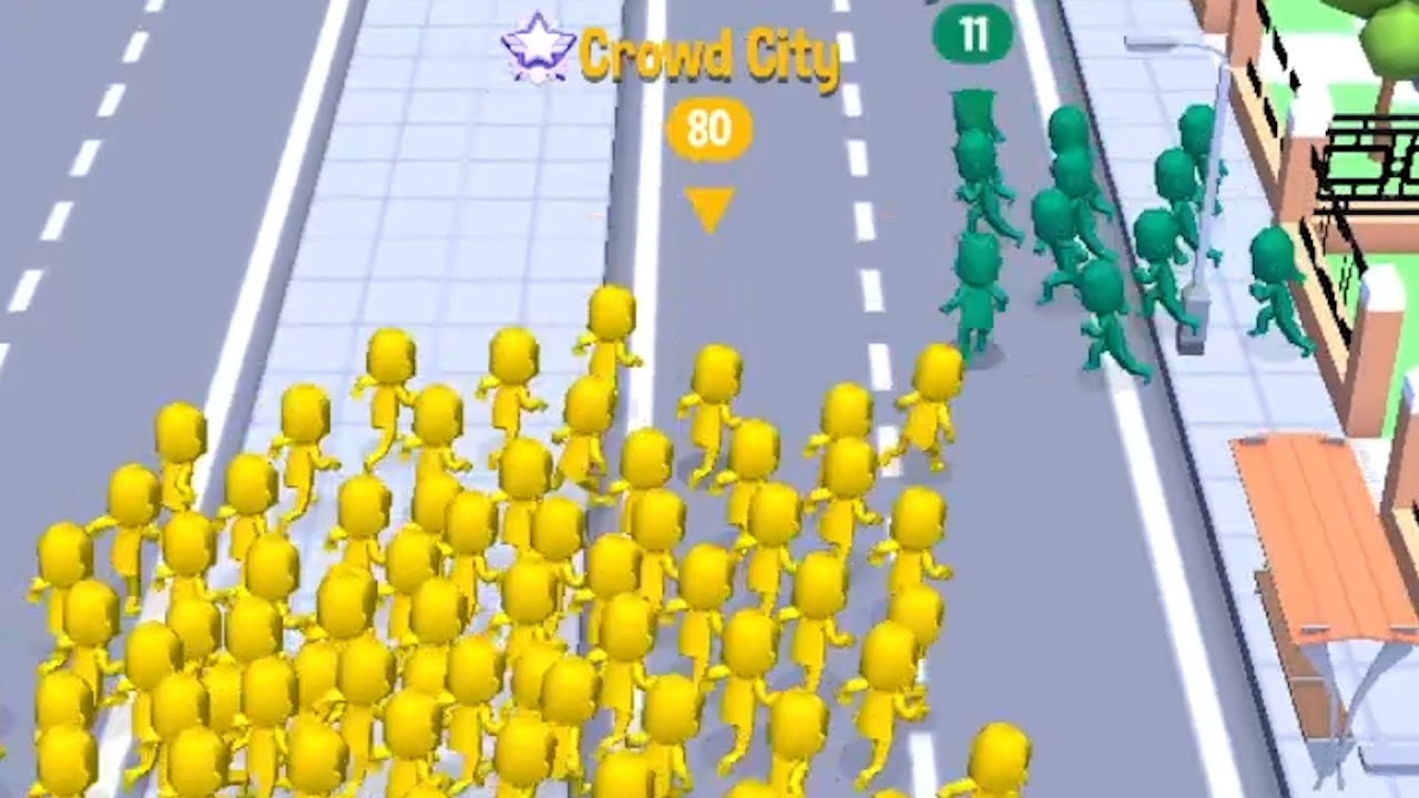 Crowd City World Record Map Control: 100.00% #209 - YouTube