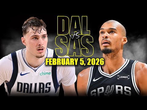 San Antonio Spurs vs Dallas Mavericks Full Game Highlights – February 5, 2026 | NBA Season