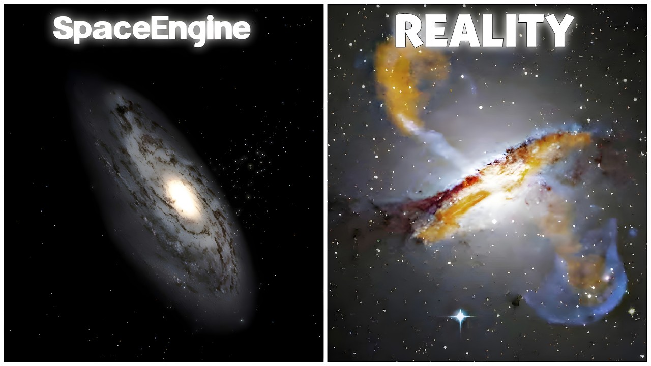"SpaceEngine" VS Reality: Visiting the most epic objects in space! - YouTube
