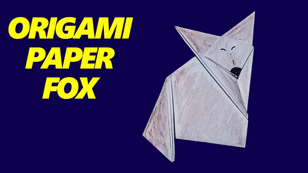 How to Make a Paper Fox Origami | DIY Paper Fox Ideas - YouTube