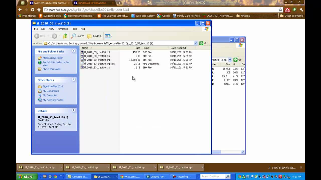 Downloading and Opening TIGER Line Shapefiles - YouTube