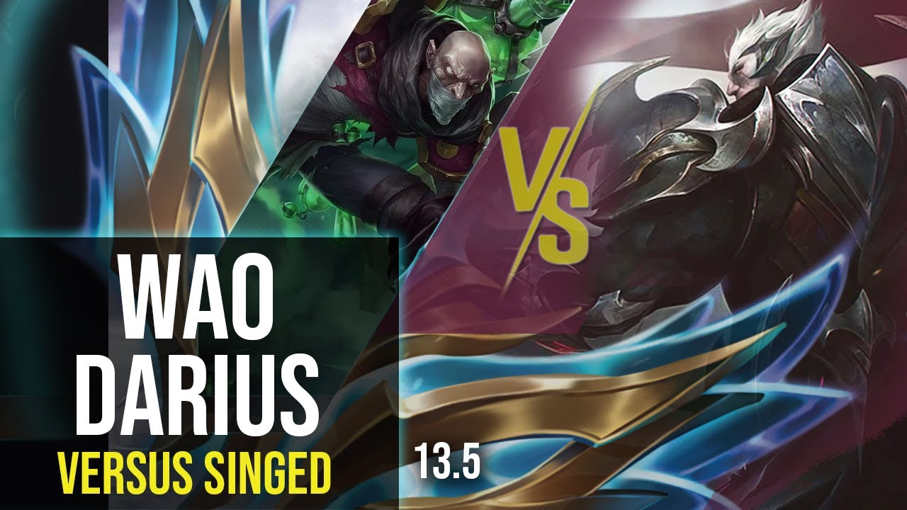 WAO Darius vs Singed - EUW Challenger - Patch 13.5 - League of Legends ...