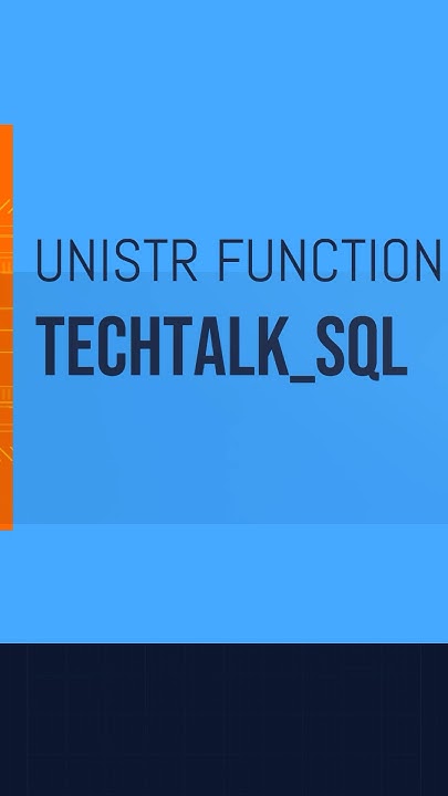 UNISTR Function Oracle - Insert special characters #oracle #sql - YouTube