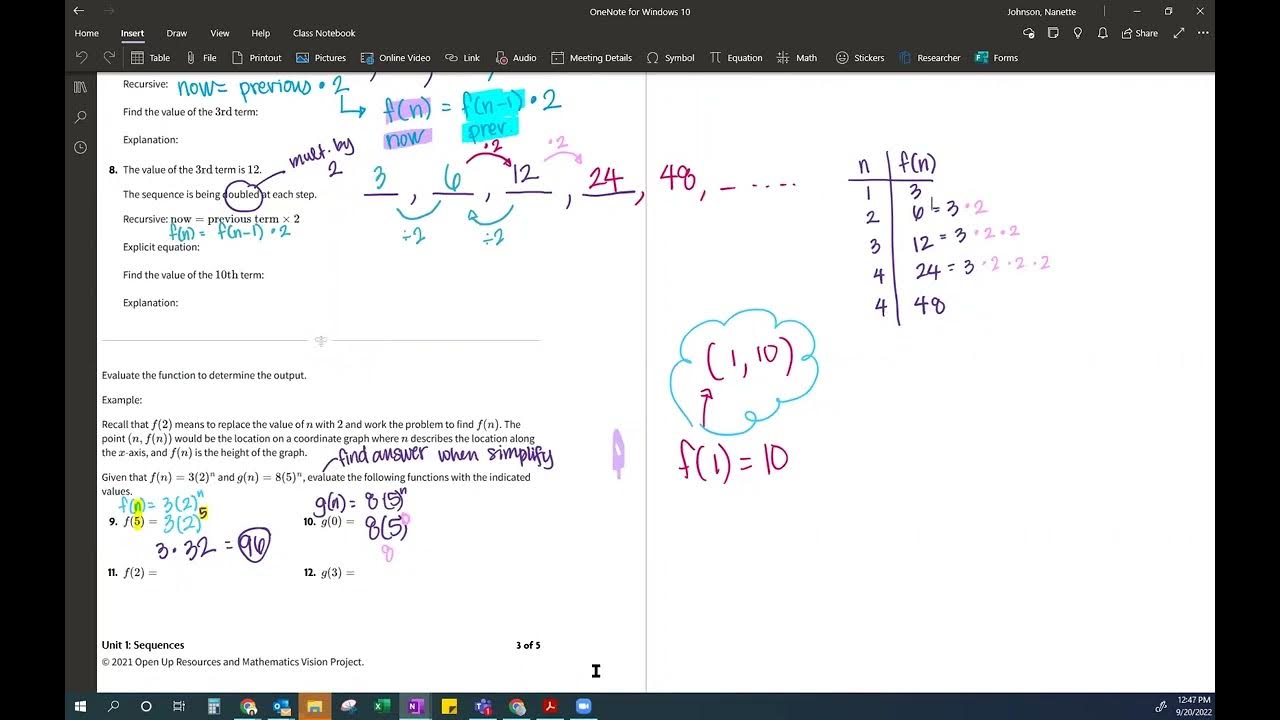 Write a Explicit Function for a Geometric Sequence - YouTube