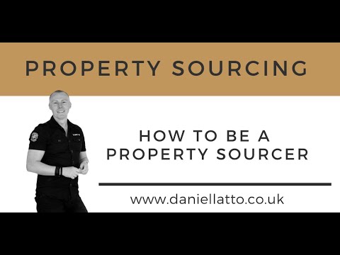 How To Be A Property Sourcer | Property Sourcing UK - YouTube