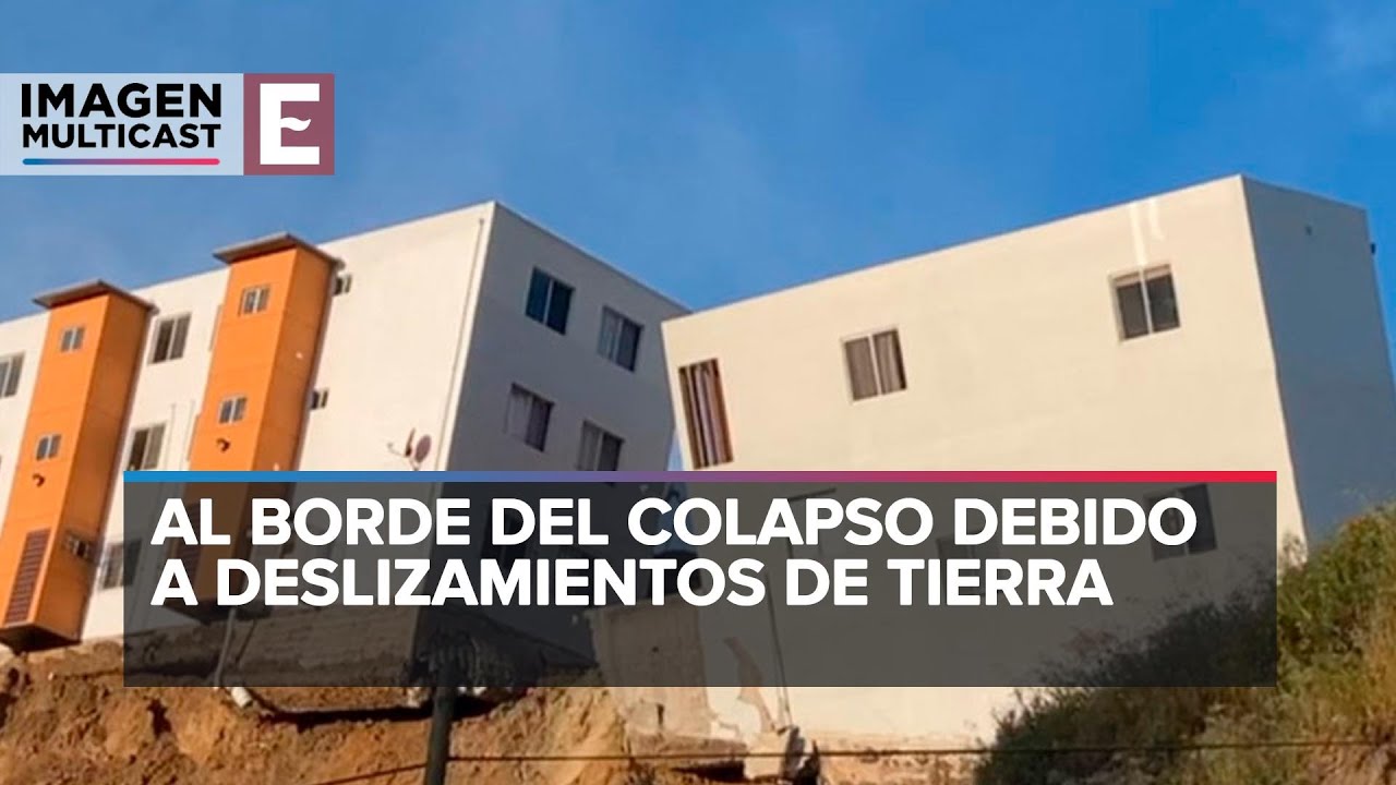 Edificios de departamentos colapsarán de un momento a otro en Tijuana - YouTube