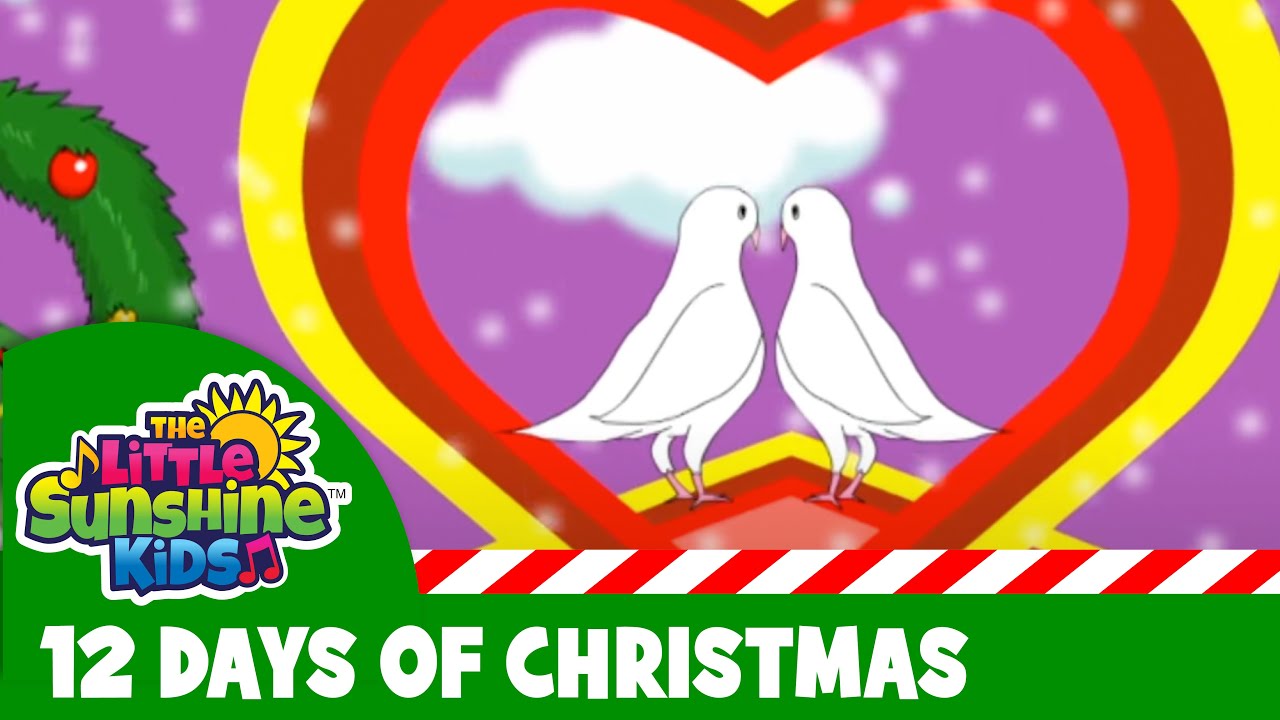 12 Days of Christmas | Nursery Rhymes | The Little Sunshine Kids - YouTube