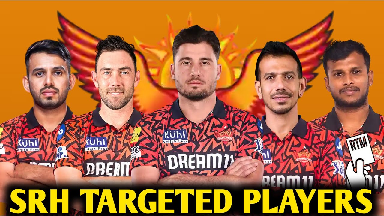 IPL 2025 - SUNRISERS HYDERABAD TARGETED PLAYERS IN MEGA AUCTION | SRH ...