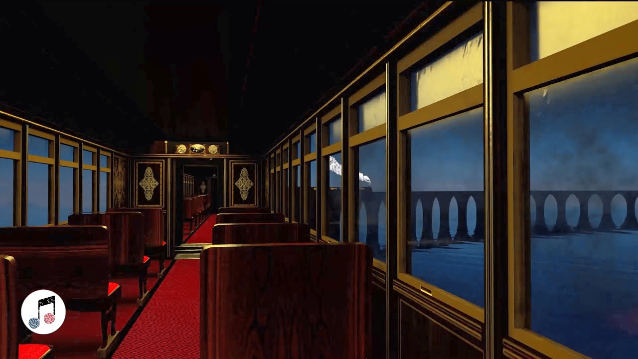 Train Journey | Relaxing Train ASMR with Piano Music - YouTube