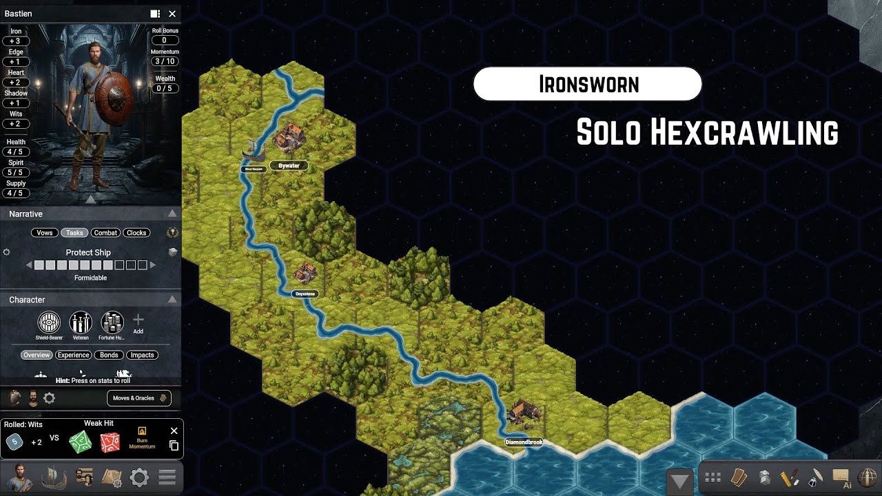 How to play Ironsworn: Hexcrawling - YouTube