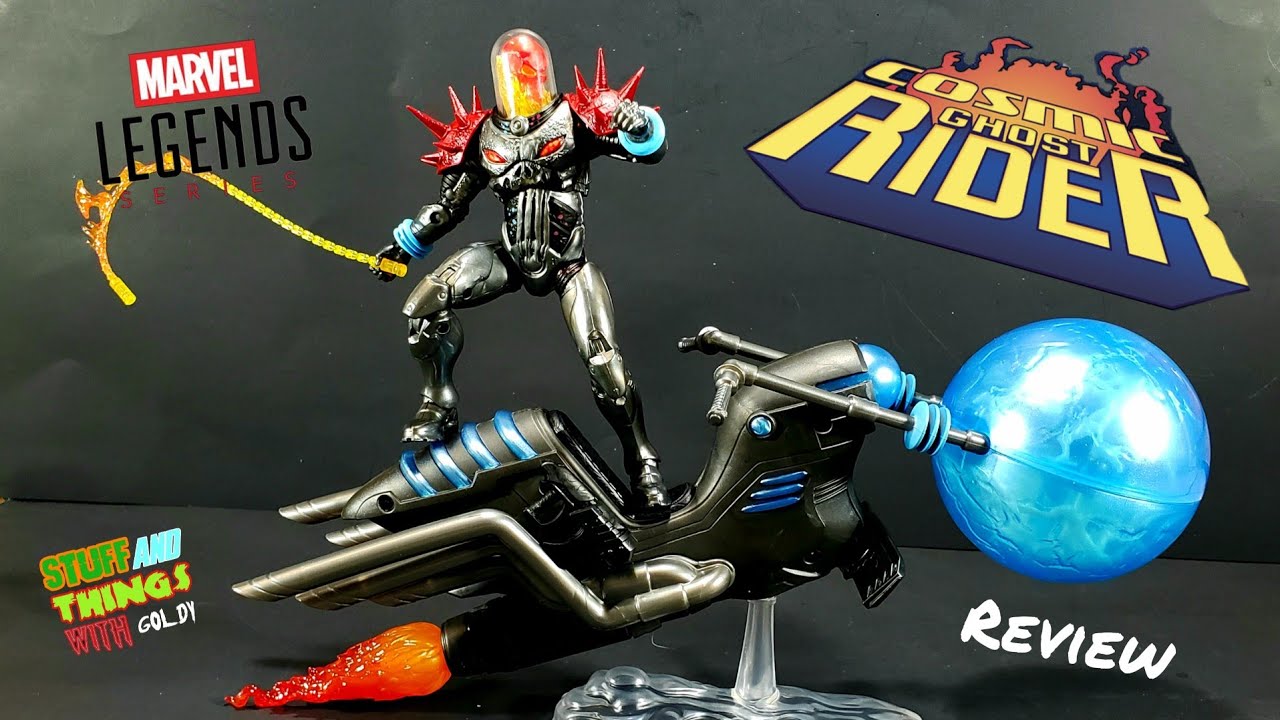 Marvel Legends Riders Series Cosmic Ghost Rider review. - YouTube