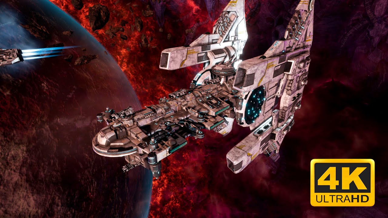 Tau Protector Fleet vs Imperial Navy - Skalgrim Mod - 4K Quality ...