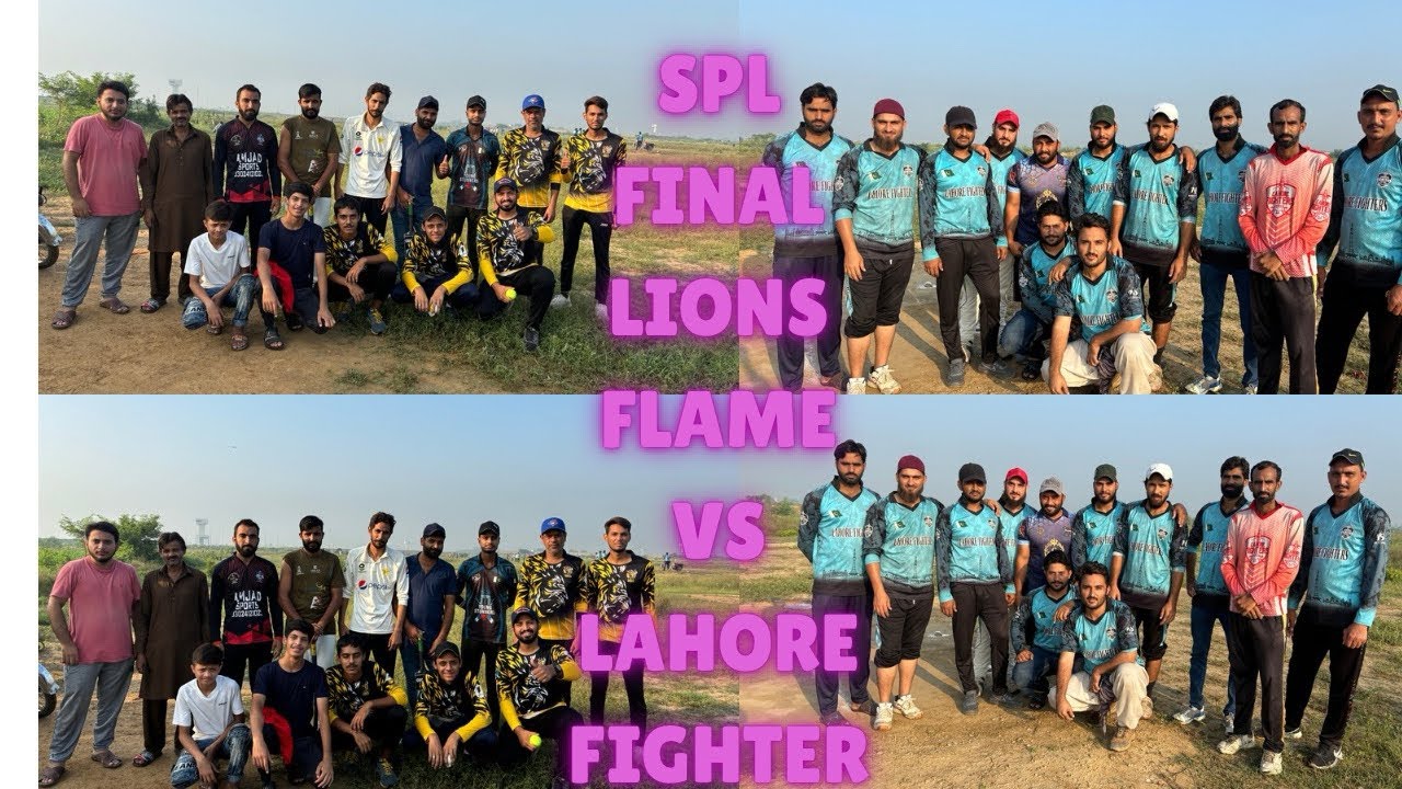 SPL final match 2024 Loins Flame Vs Lahore Fighter’s - YouTube