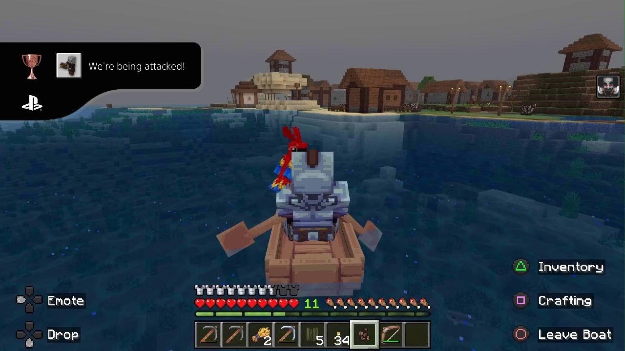 Minecraft Raid - YouTube