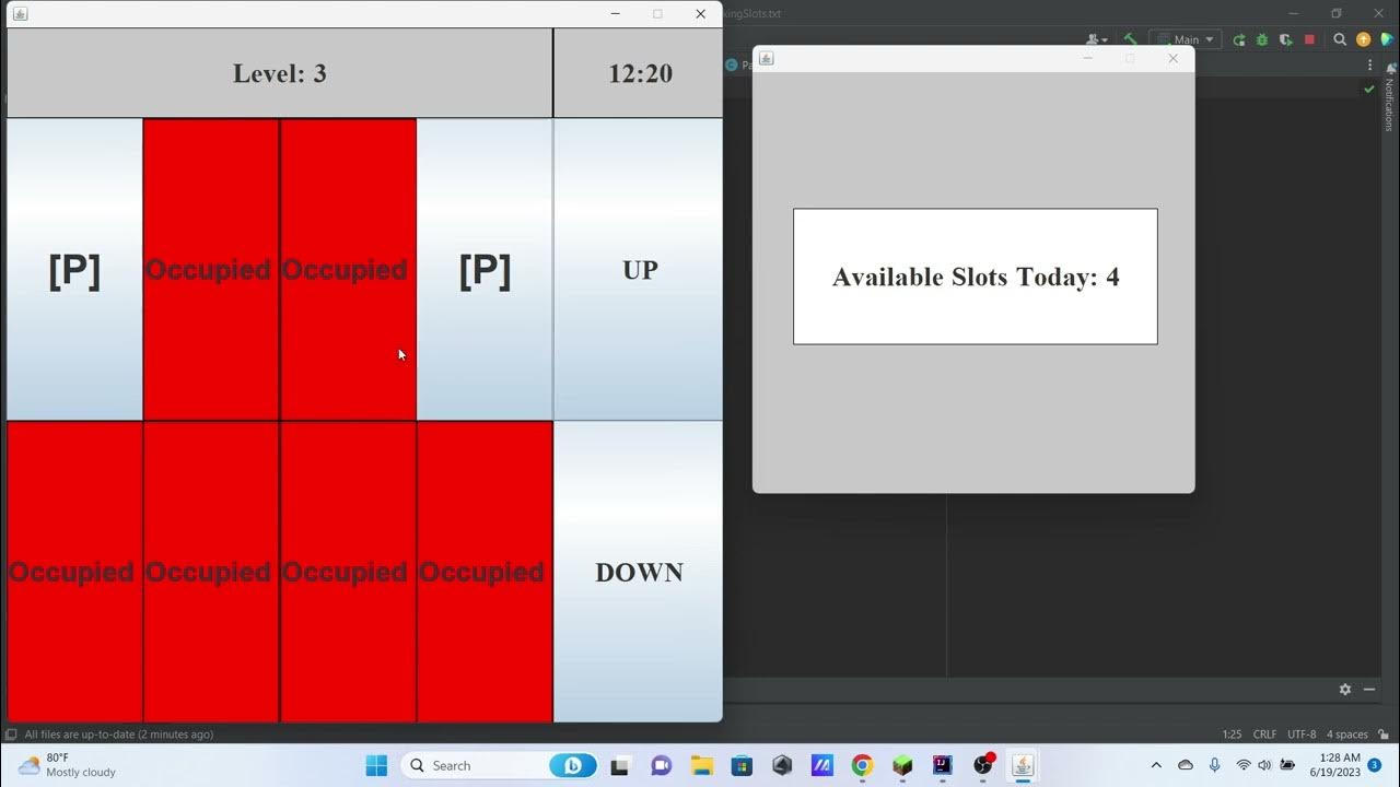 Evidence of Working Program - Parking Management System - Object Oriented Programming Final ...