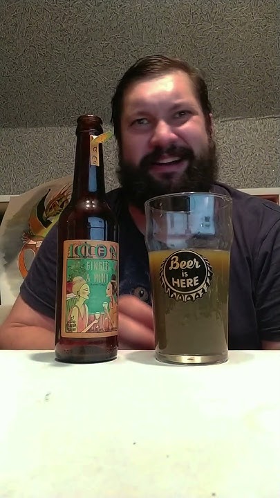 Сидр с мятой и имбирём от "ашрам #пиво #beer #пивобзор #сидр - YouTube