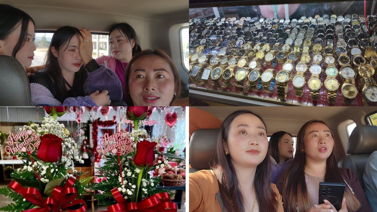 hnub no yog hnub kev sib hlub peb mus yuav khoom los ua noj kaj siab tu siab kawg - YouTube