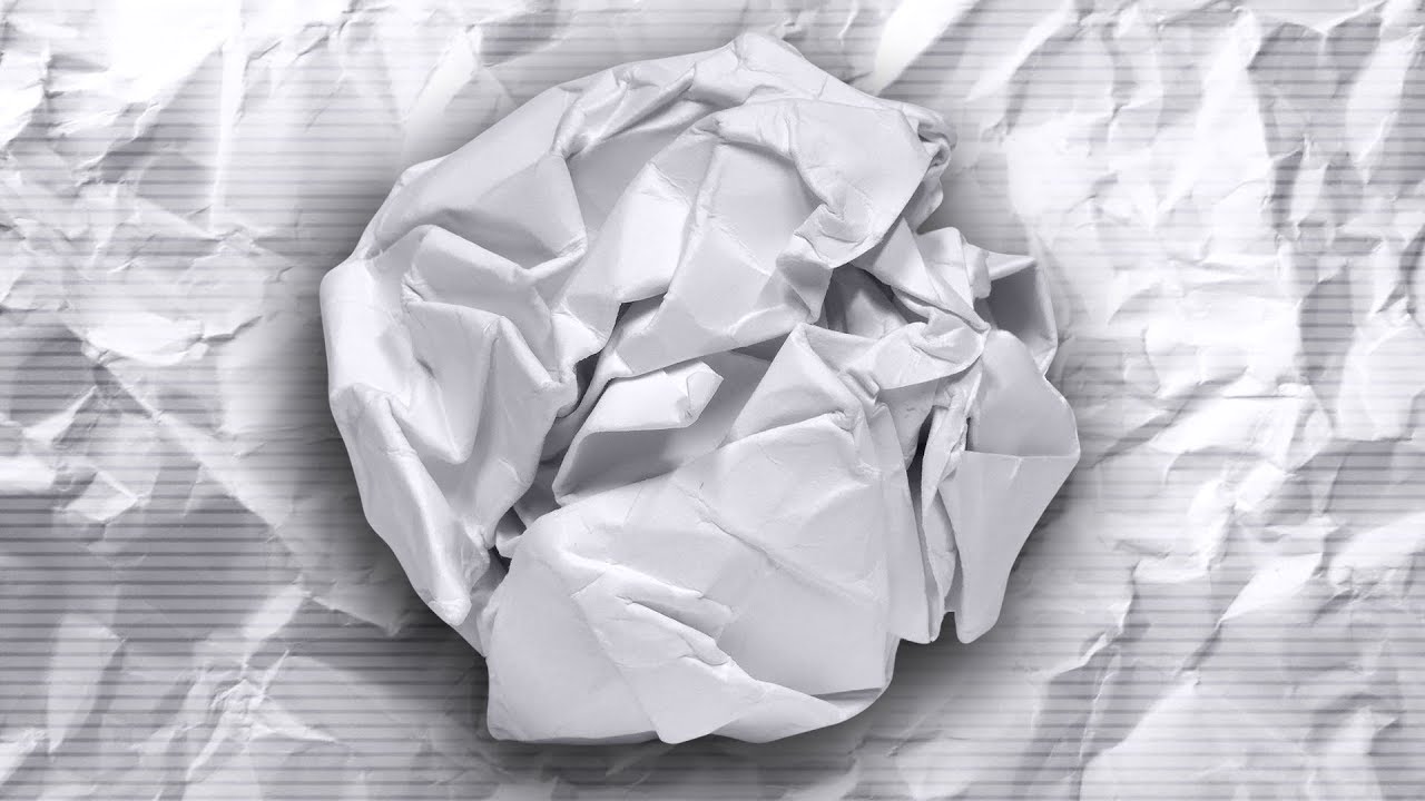 Crumpling Paper | Homework Revenge Simulator | 10 Hours of Rusting ...