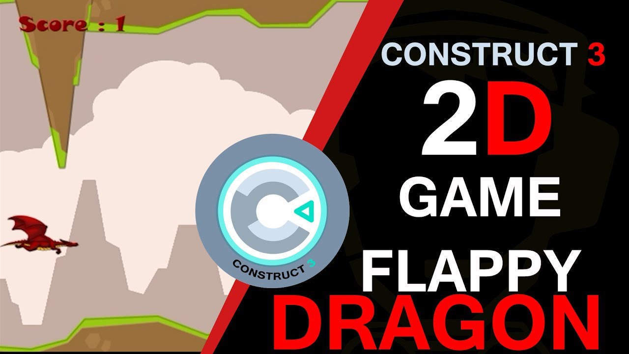 Flappy Dragon Game || Construct 3 Tutorial || Gamers Haveli - YouTube