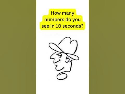 How many numbers do you see in 10 seconds? Tell us in the comments ...