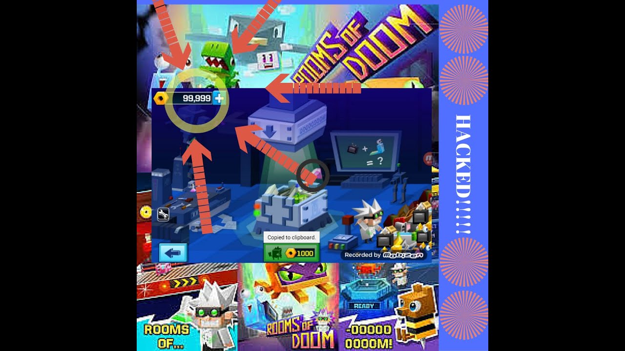 How to Hack ROOMS OF DOOM!!! NEW - YouTube
