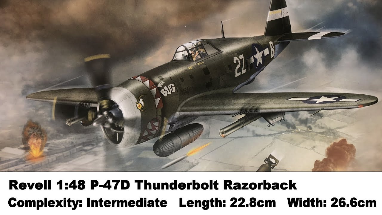 Revell 1:48 P-47D Thunderbolt Razorback Kit Review - YouTube
