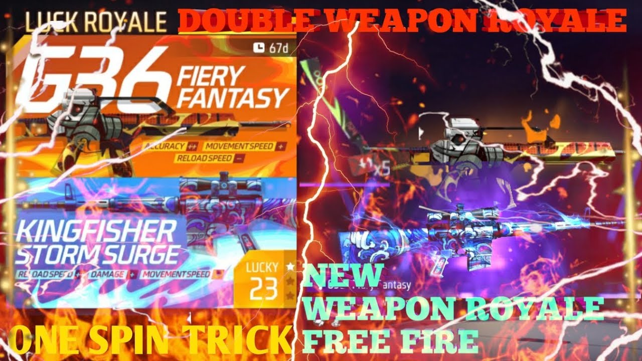 New weapon royale free fire|fiery fantasy G36 gun skin freefire|new ...