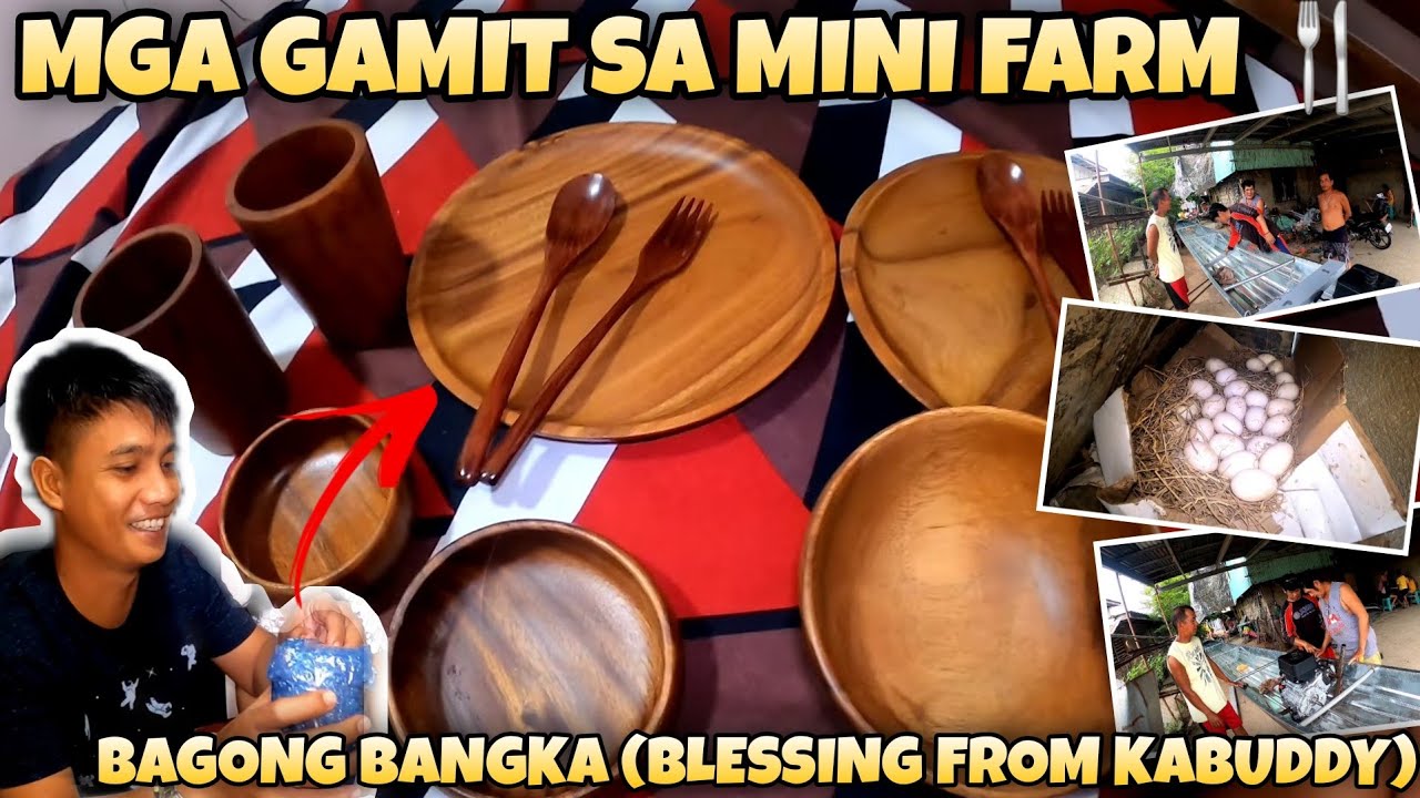 DAY 9: MGA GAMIT SA MINI FARM + ANG BAGONG BANGKA KO (BLESSING FROM ...