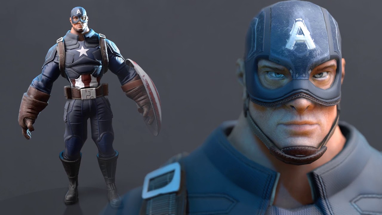 Real time Captain America - YouTube