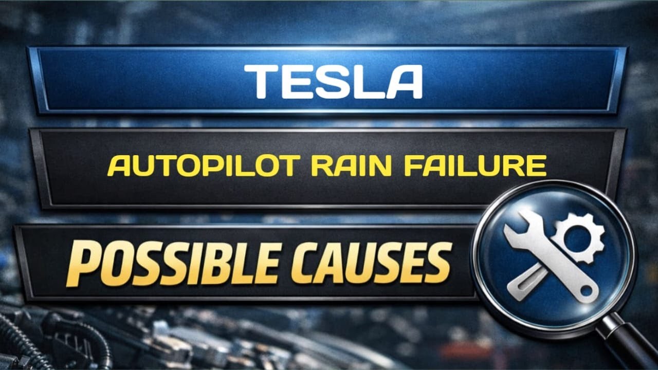 Tesla Autopilot Fails in Heavy Rain – Likely Reasons Explained - YouTube