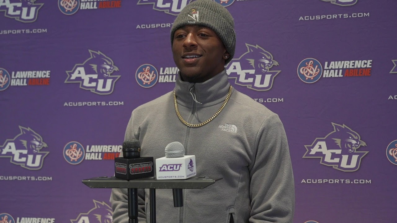 ACU Football | Adonis Davis Interview (Nov. 13, 2019) - YouTube