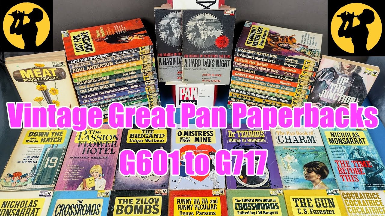 Vintage Pan Books - Great Pan - Vintage Paperbacks - Numbers G601 To ...