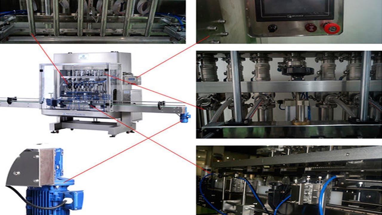 linear filling machinery automatic filler cap feeder capper equipment ...