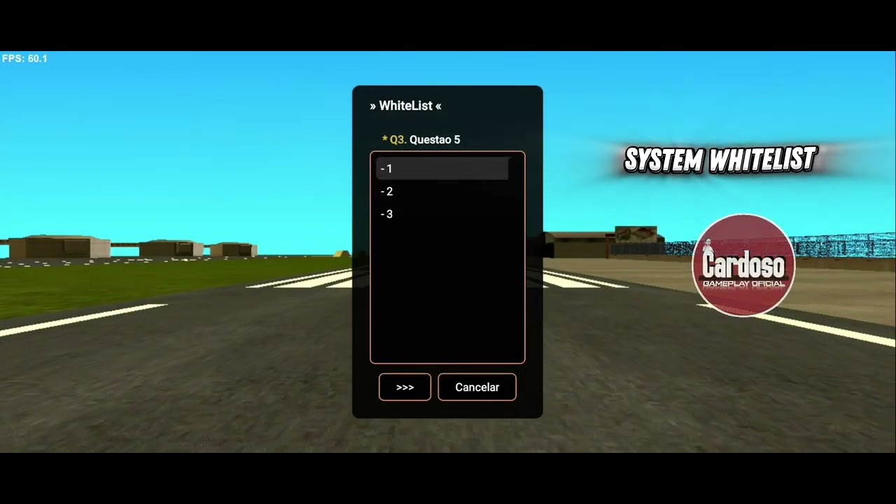 System WhiteList | Projeto Roleplay - YouTube