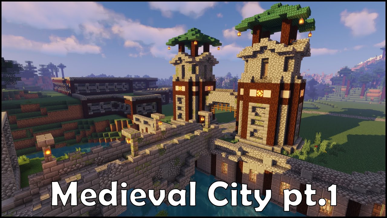 Minecraft Medieval City Build: Laying the Foundations! [Timelapse ...