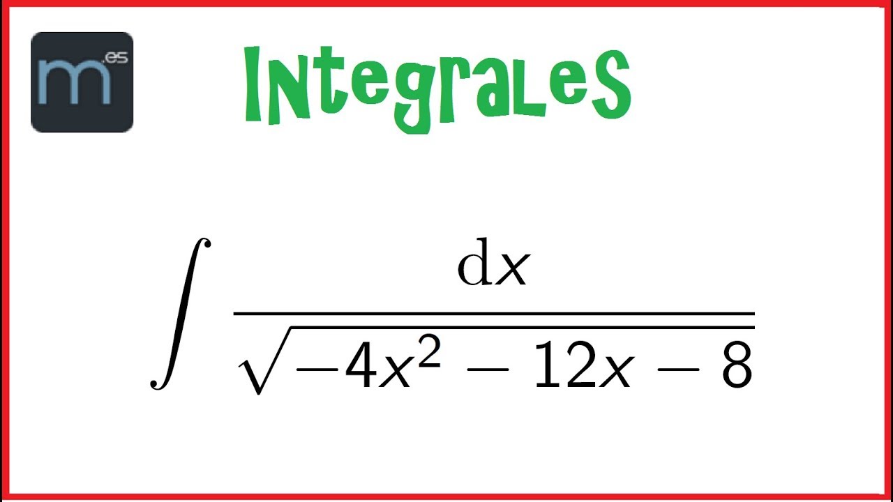 Integral tipo arcoseno, integrales arcsen - YouTube