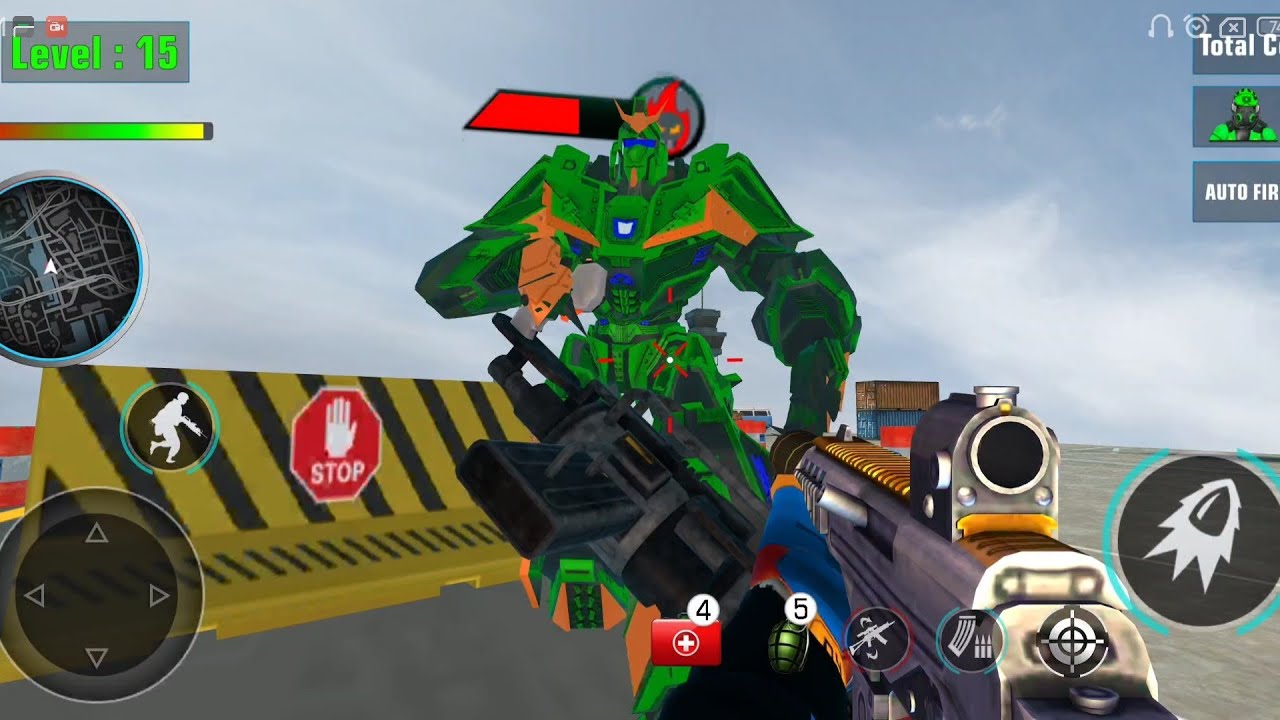 Fps Robot Shooting : Gun Games Android Gameplay #6 - YouTube