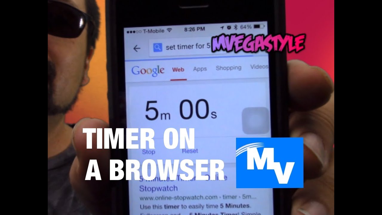 How to use your web browser as a timer - YouTube