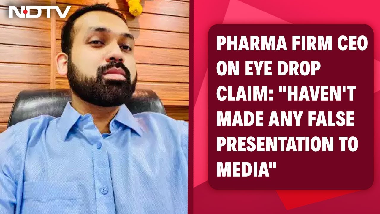 PresVu Eyedrops | Entod Pharma CEO On Eye Drop Claim: "Haven't Made Any ...
