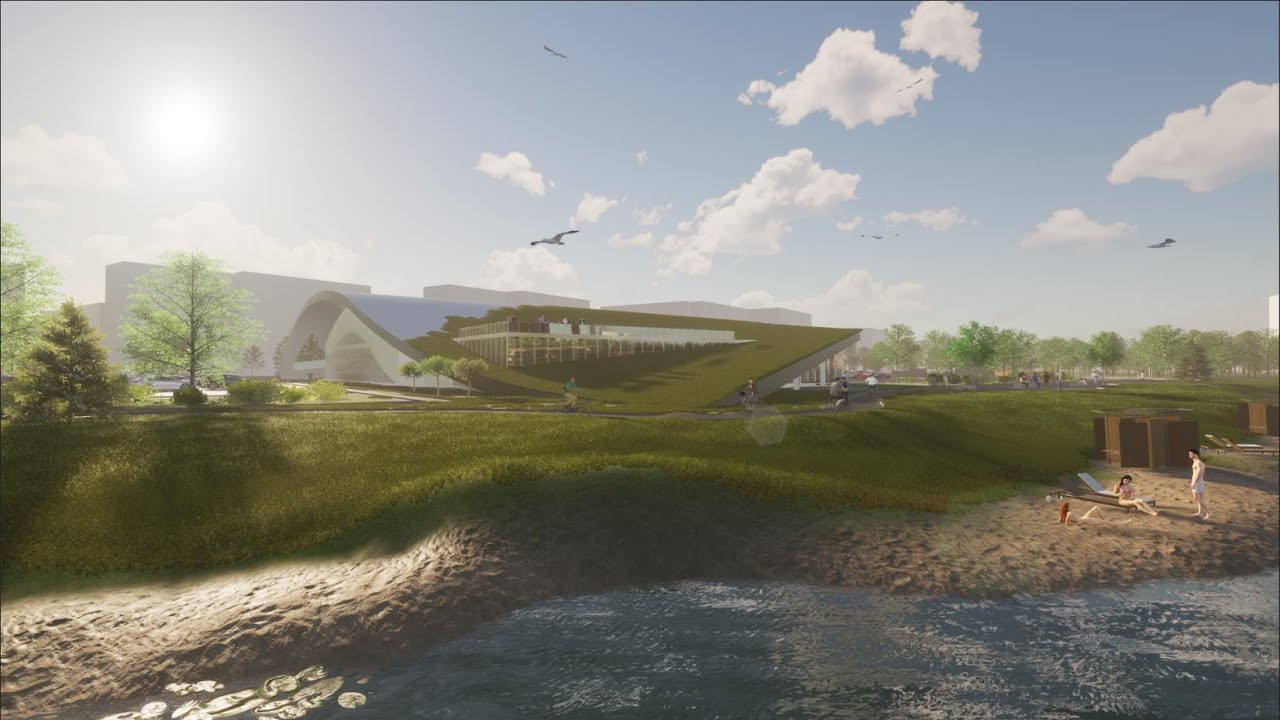 The project of a sports complex | Twinmotion 2020.1.1 #ArchViz - YouTube