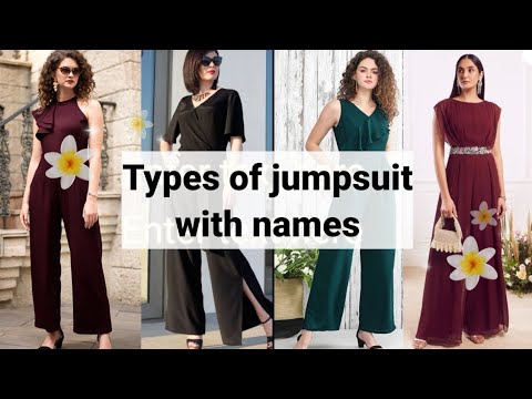 32.Types of jumpsuit with names || defferent design jumpsuit for women ...