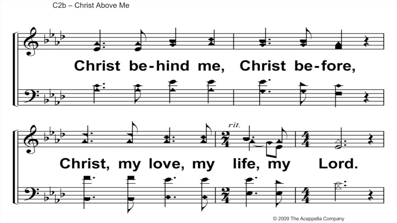 Christ Above Me - Acappella - A Cappella - YouTube