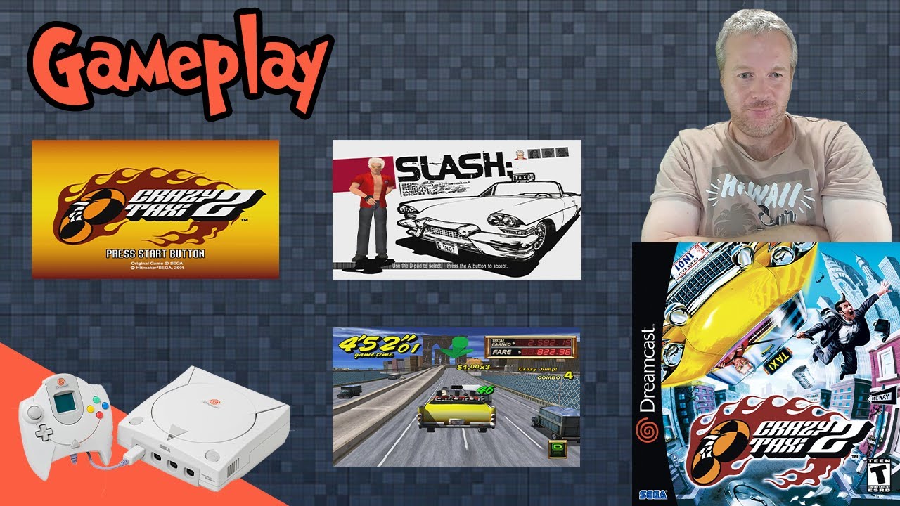Crazy Taxi 2 Gameplay - I Am A Bad Driver! [Sega Dreamcast] [4K 60FPS ...