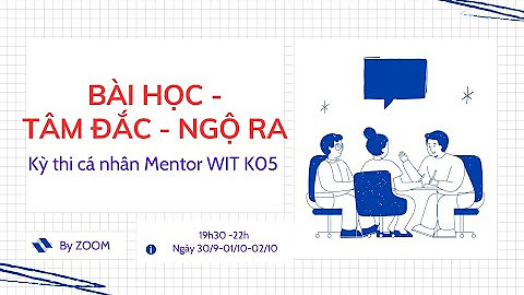 GIẢI 150 ĐỀ THI CÁ NHÂN MENTOR WIT K05 - YouTube