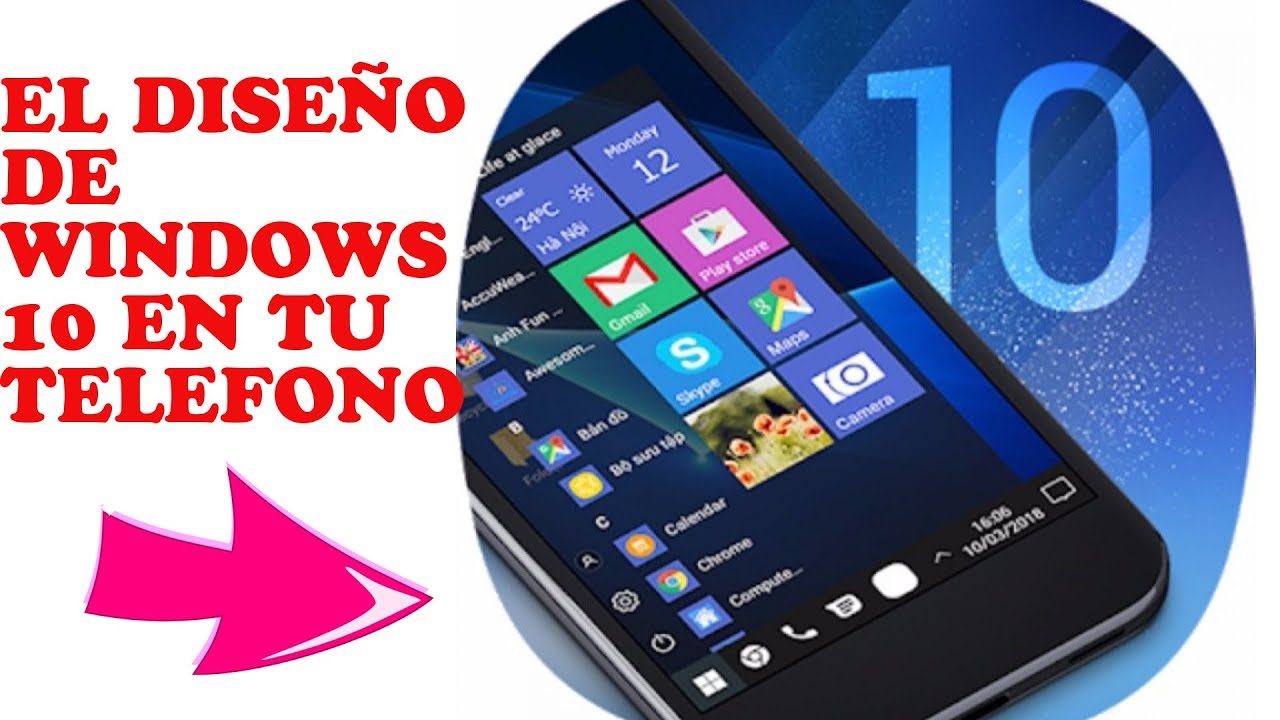 COMO DESCARGAR E INSTALAR WINDOWS 10 en tu celular ANDROID | LAUNCHER ...