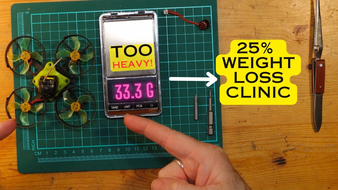 Easy 75mm Whoop Performance Boost - Lose some Weight - YouTube