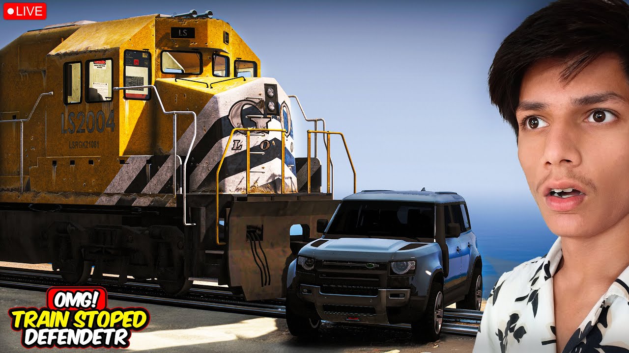 Can 1000 Cars Stop the Train in GTA 5? 🔴| Live Experiment - YouTube