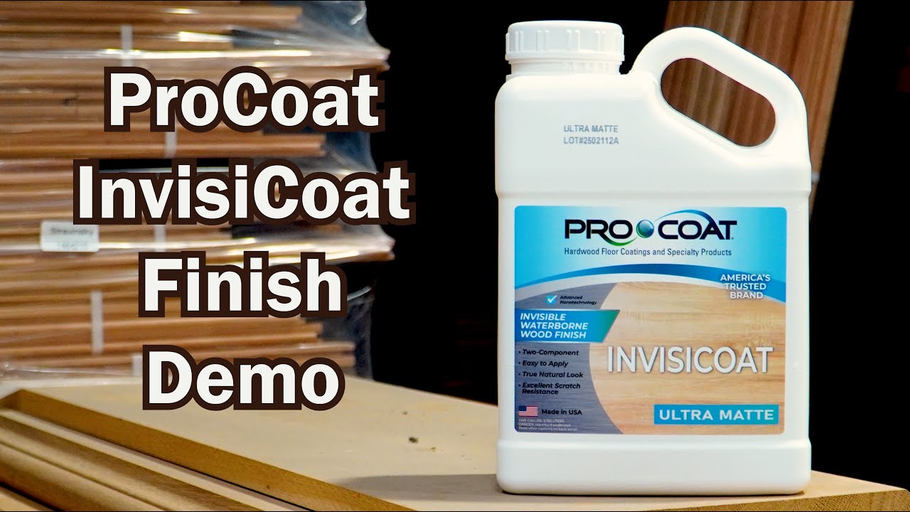 ProCoat InvisiCoat Water-Based Wood Floor Finish Application Demo ...