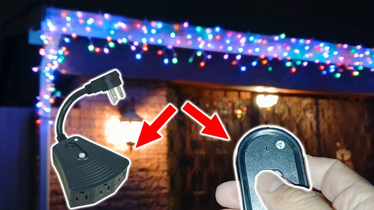 I wish I thought of this before. Control your lights with a remote ...